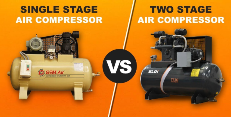 Single-stage Vs. Two-stage Air Compressor -5 Top Differences Single-stage Vs. Two-stage Air Compressor -5 Top Differences